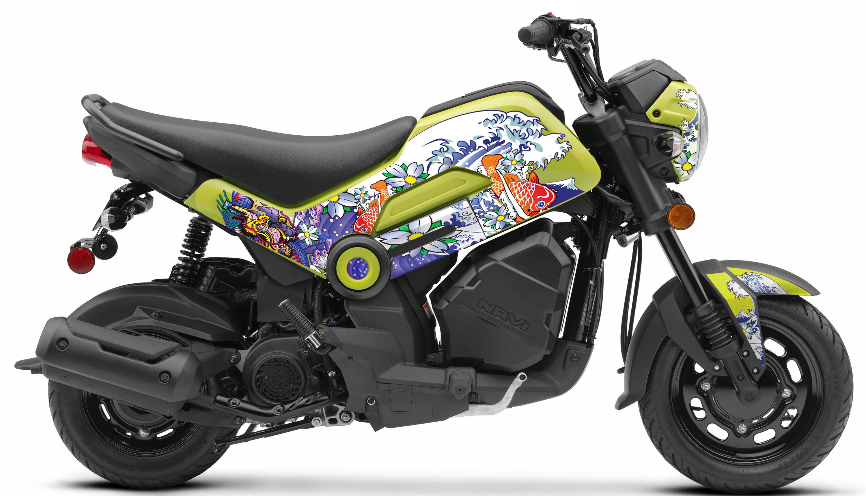 Full Graphic Decal Set Yakuza Green 2022 Honda Navi Graphics Kit ...