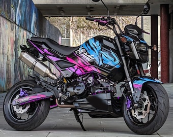 Full Graphic Decal Set Art Bike 2017-2020 Honda Grom MSX125 Graphics ...