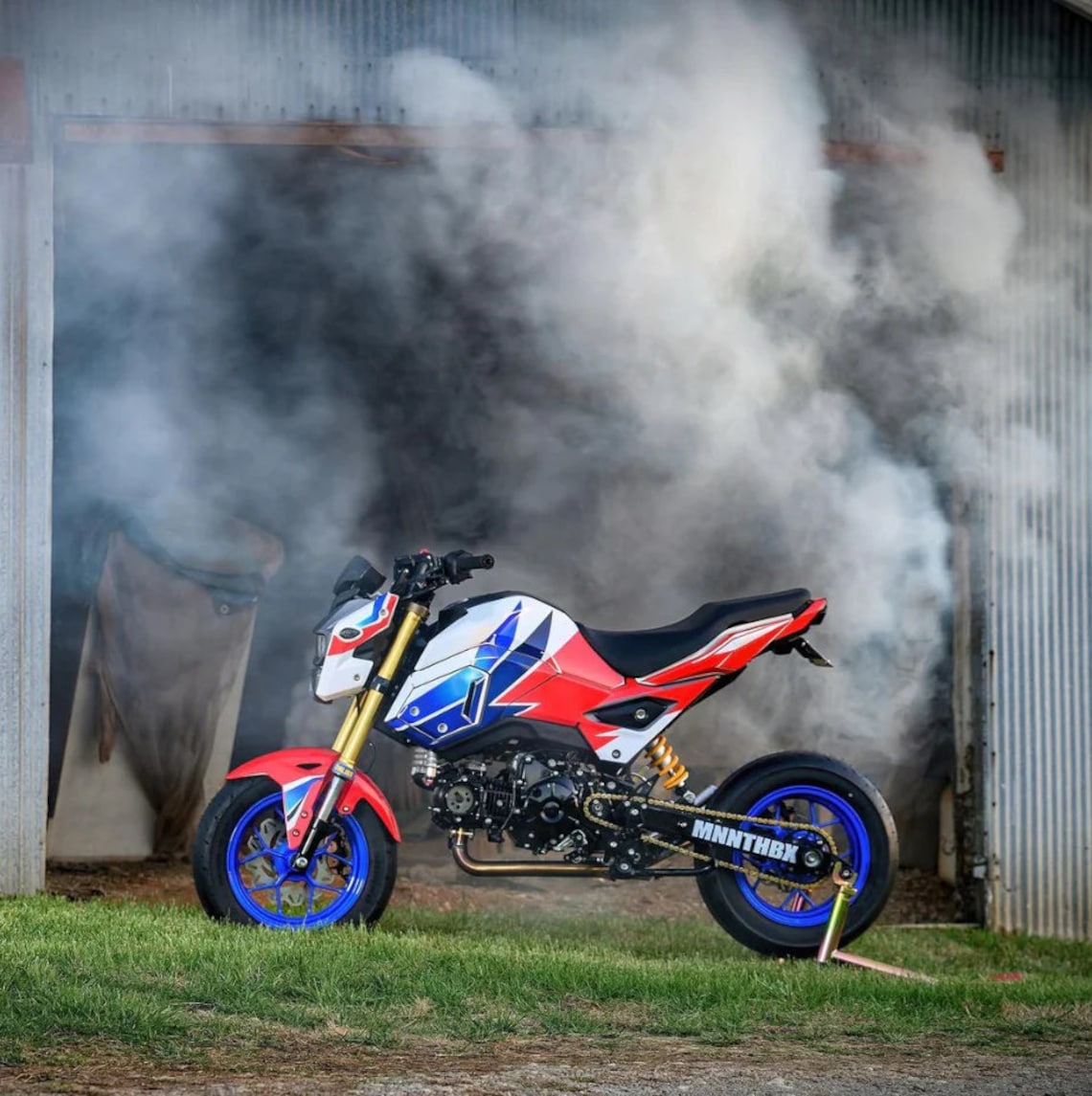 Full Graphic Decal Sport Production 2017-2020 Honda Grom MSX125 ...