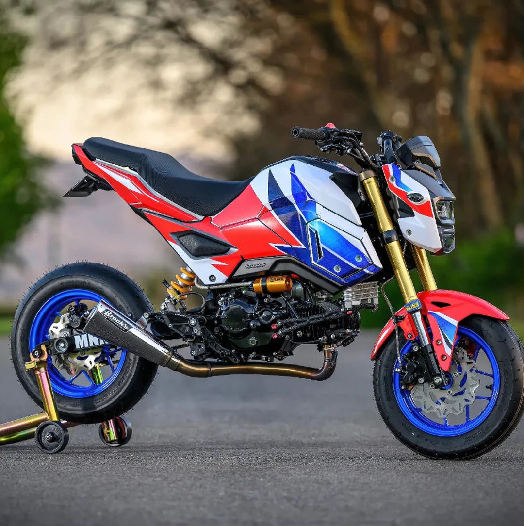 Full Graphic Decal Sport Production 2017-2020 Honda Grom MSX125 ...