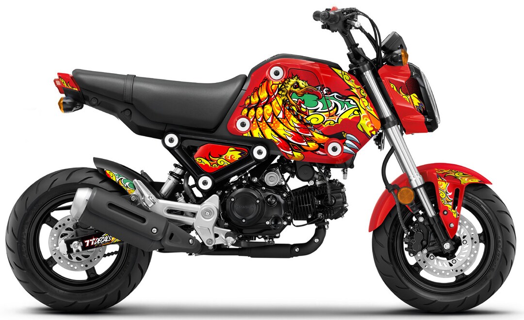 Full Graphic Decal Set Grom 2021-2023 Phoenix red Theme - Etsy
