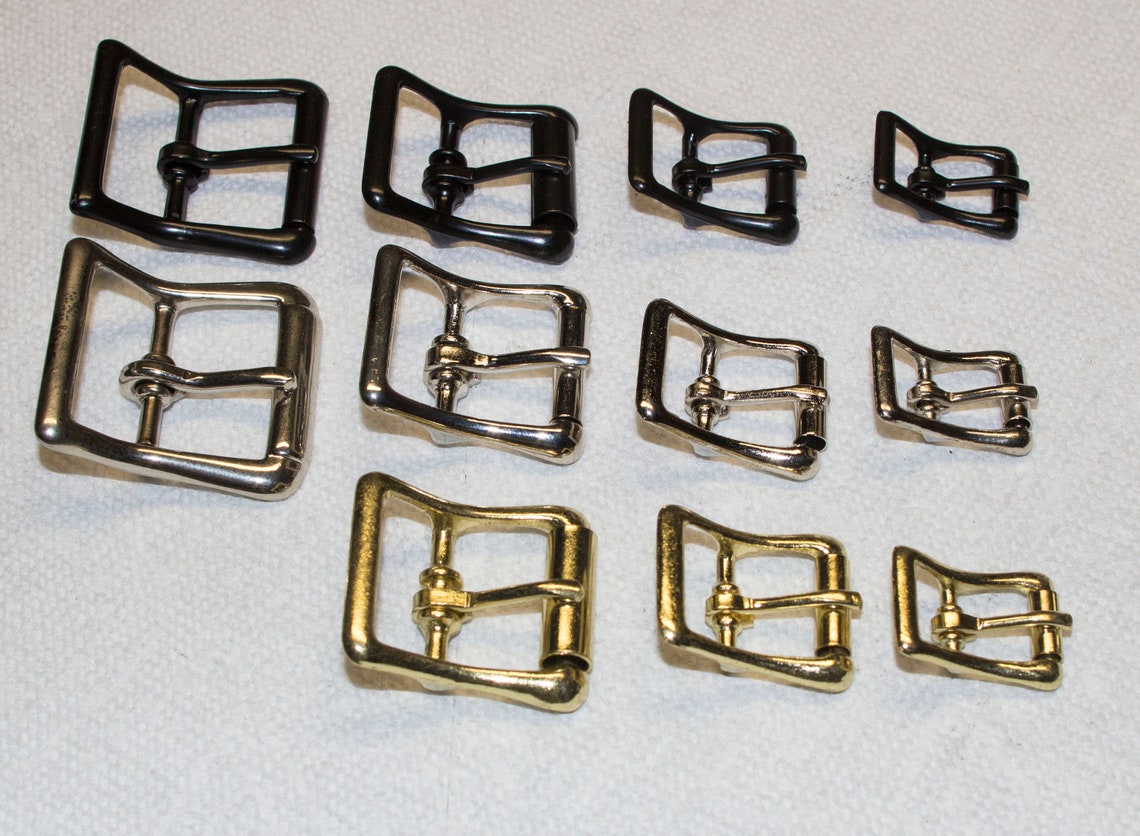 Black Buckles Center Bar Style With Real Rollers Single - Etsy
