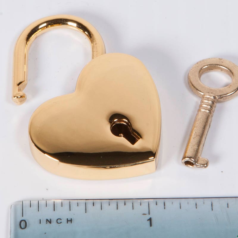 Heart Shaped Lock - Etsy