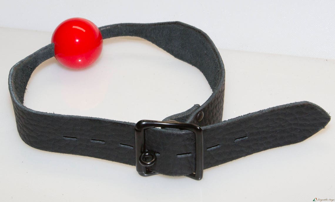 Replacement Straps for Ball Gags, Tapered Black Bull Hide, 3/8 Inch to ...