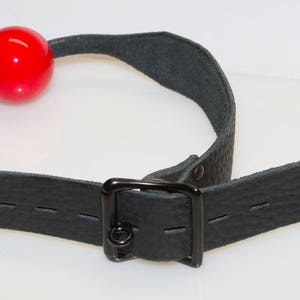 Replacement Straps for Ball Gags, Tapered Black Bull Hide, 3/8 Inch to ...