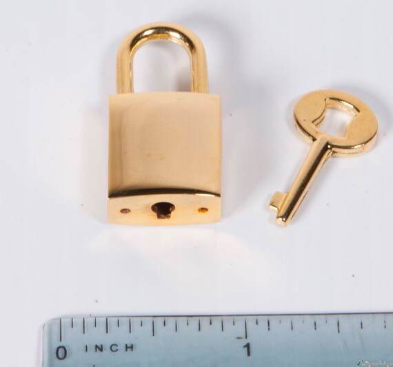 Small 15mm 'gold' Lock - Etsy