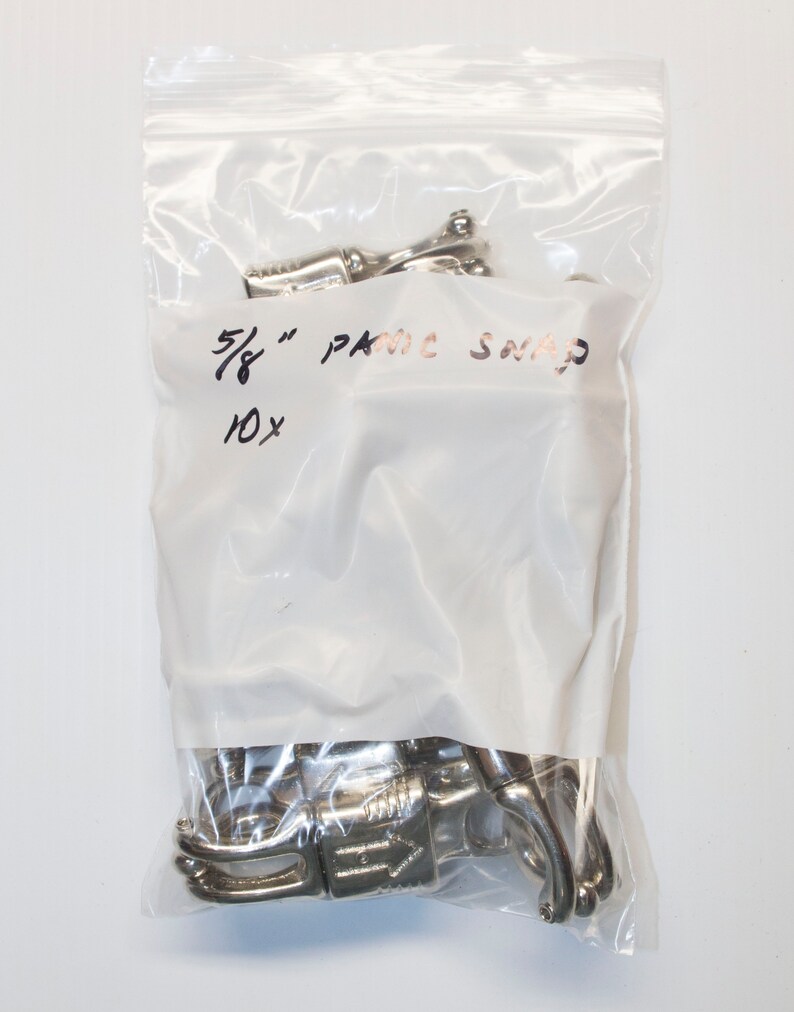 5/8 Panic Snap Round Hole Bottom 10x Pack | Etsy