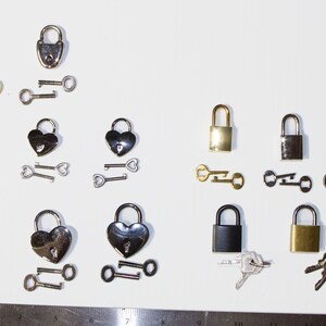 Set of 5 Decorative Black Locks - Etsy