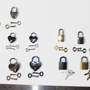 Small 15mm 'gold' Lock - Etsy