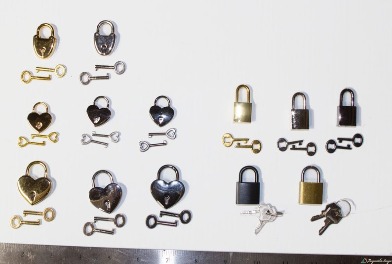 Small 15mm 'gold' Lock - Etsy