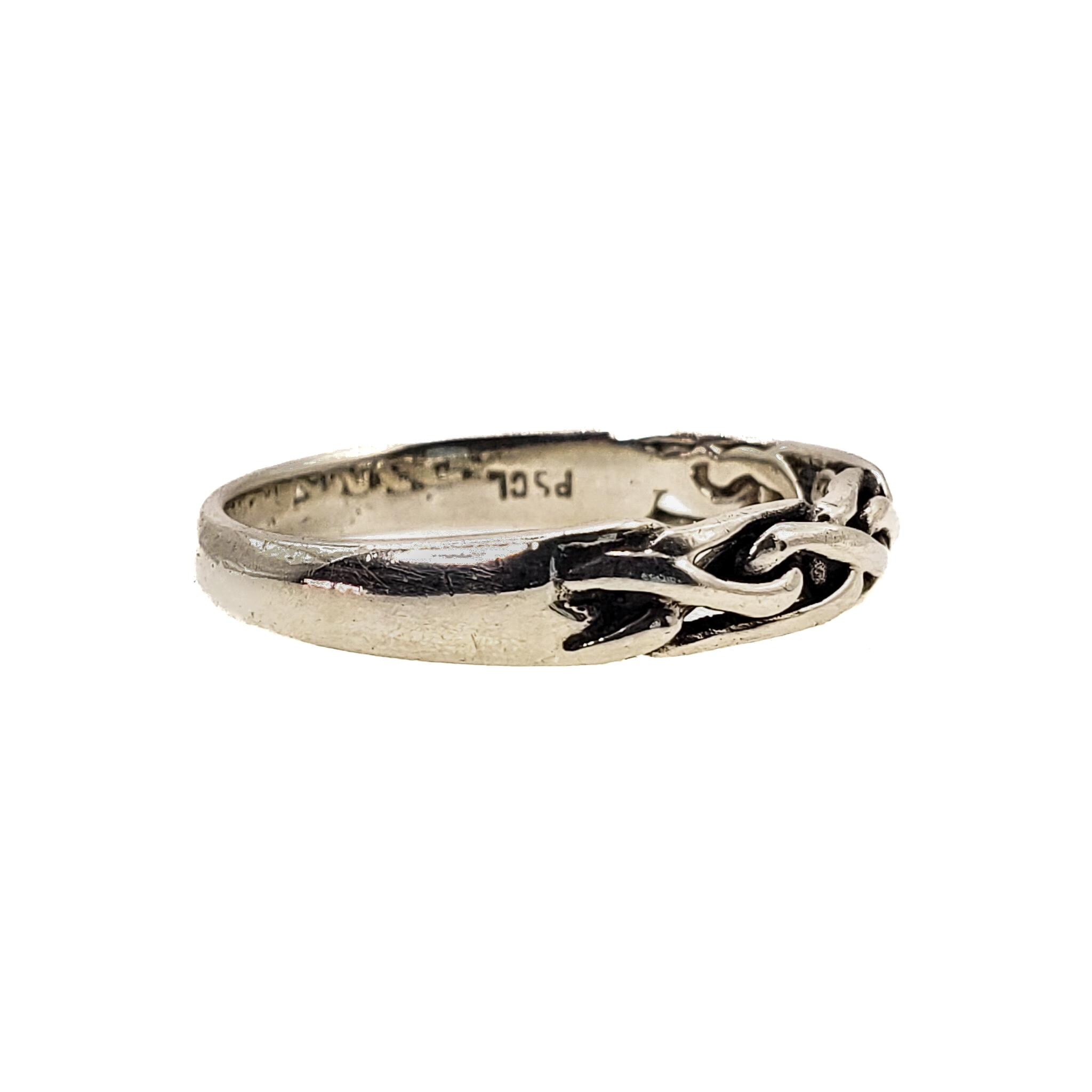 Vintage 2000s PETER STONE Sterling Silver Celtic Band Ring Size 10 ...