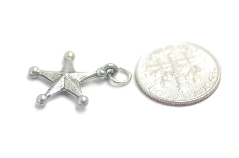Vintage Sterling Silver Nautical Star Charm AS IS - Etsy