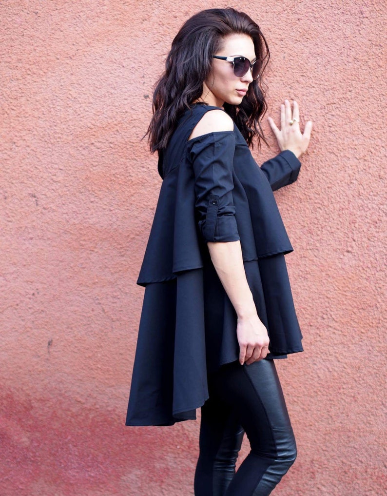 Woman Asymmetric Shirt/asymmetric Dress/woman Maxi - Etsy