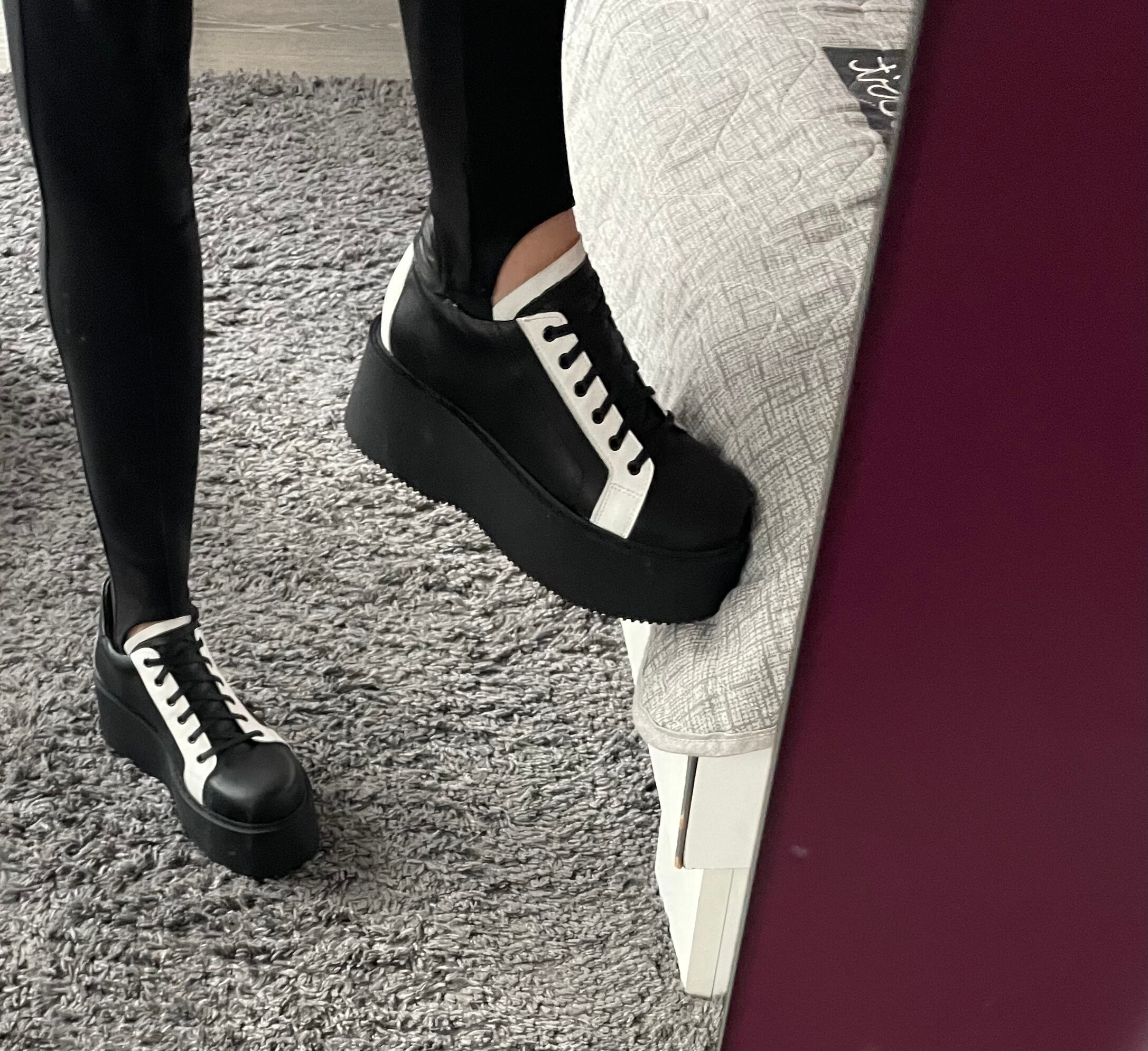 Women Genuine Leather Platform Shoes,leather Platfrom Sneakers,women ...