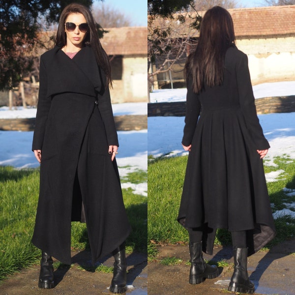 Asymmetrical Coat - Etsy