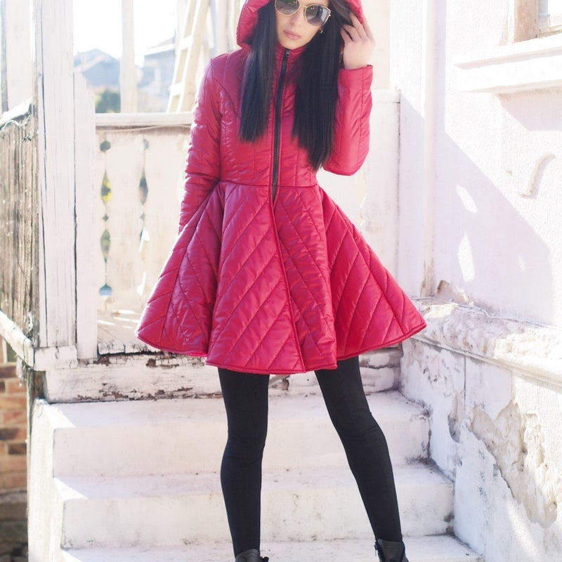 Peplum Coat - Etsy