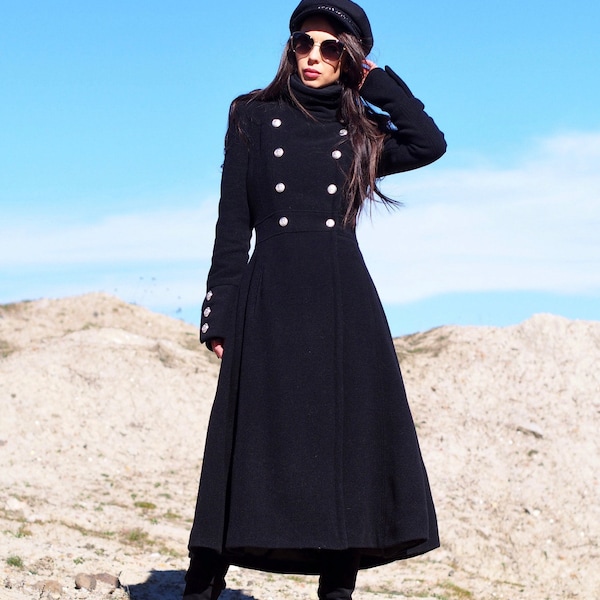 Long Wool Coat - Etsy