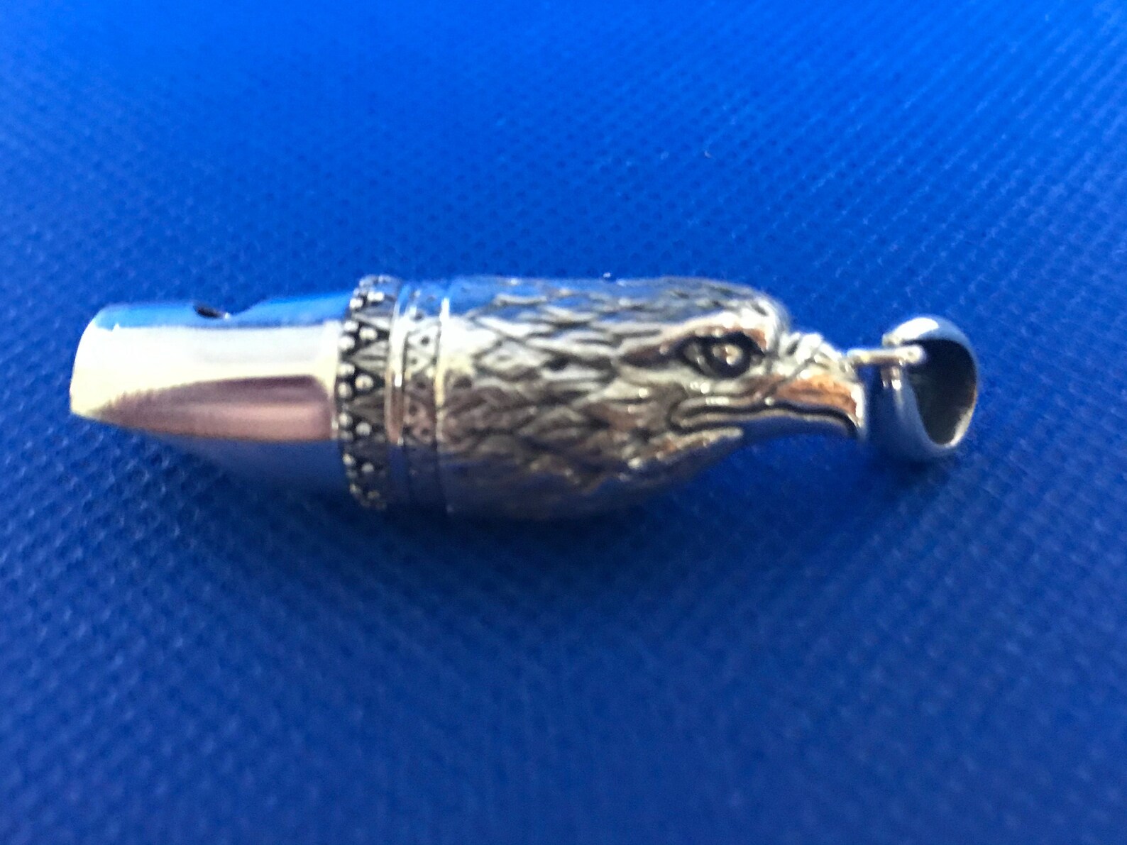 A Eagle Hawk Head Sterling Silver Whistle Victorian in Style - Etsy