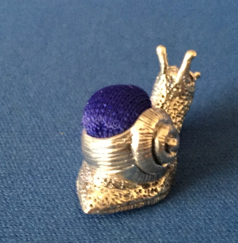 A Snail Pin Cushion Victorian Style Sterling Silver .925 - Etsy