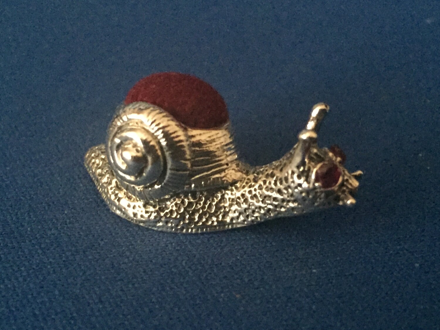A Snail Pin Cushion Victorian Style sterling silver .925 | Etsy