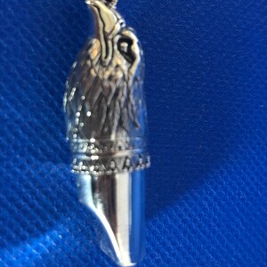 A Eagle Hawk Head Sterling Silver Whistle Victorian in Style - Etsy