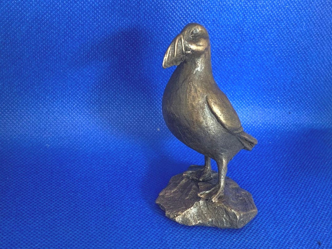 Puffin Cold Cast Bronze Sculpture Figure. Fine Quality Made in the U.K ...