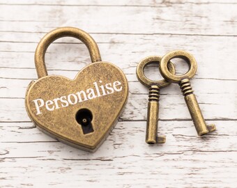 Custom Lock and Key | Etsy