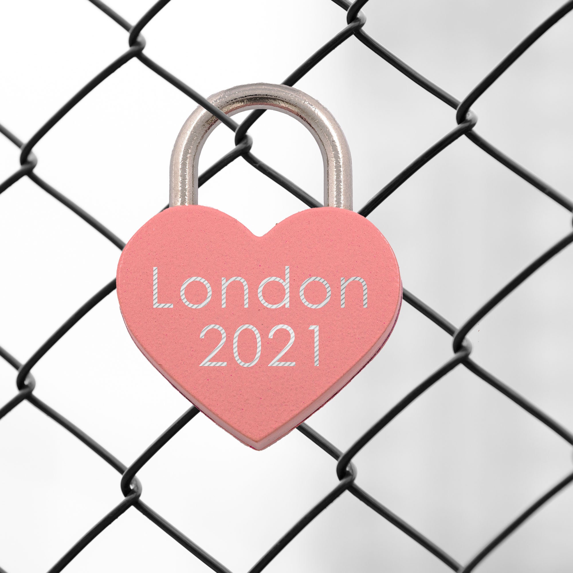 Personalized Heart Lock Pink Heart Padlock and Key - Etsy