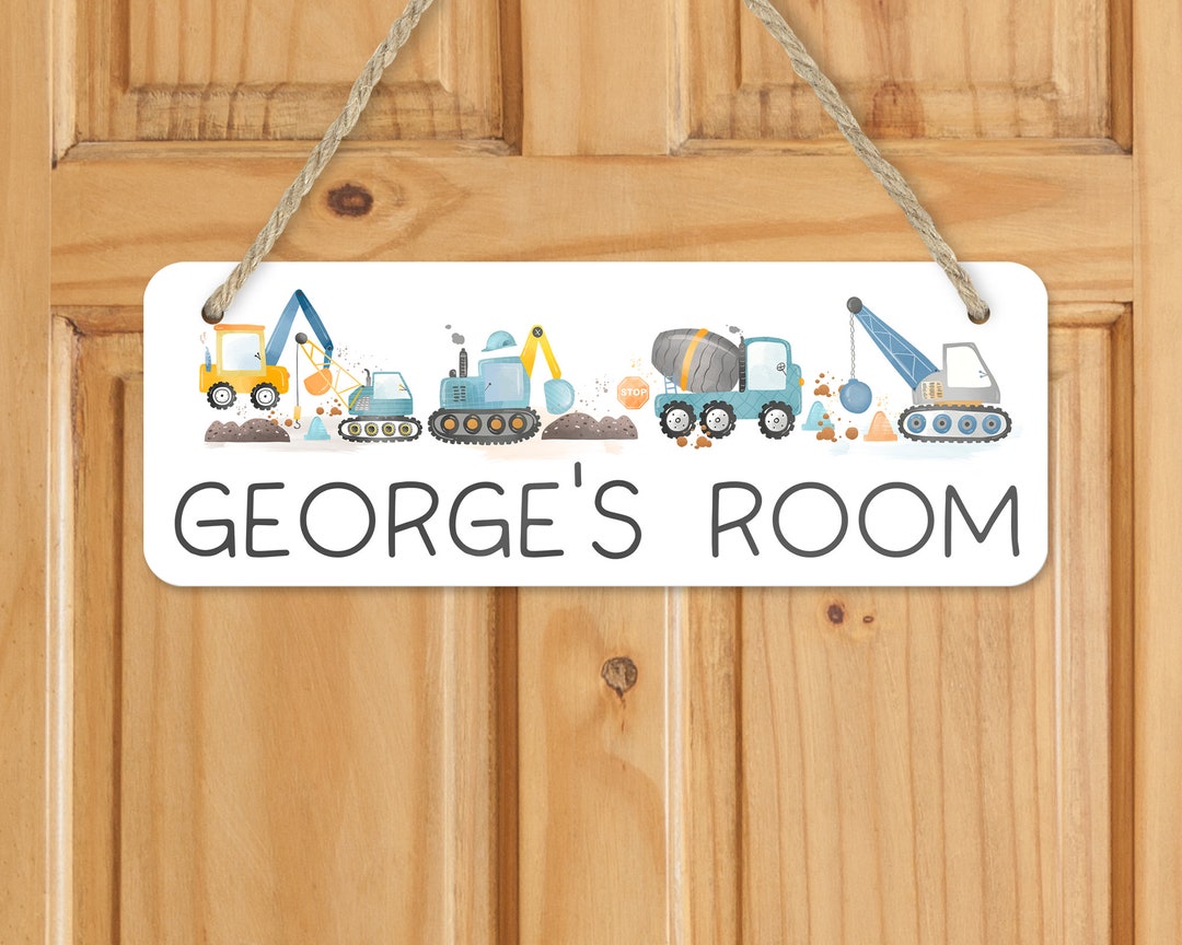 Personalised Door Sign Kids Bedroom Decor Baby Name Plaque - Etsy