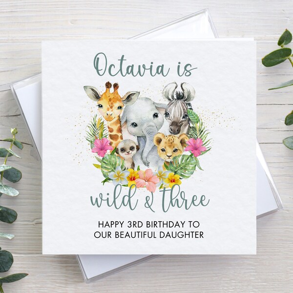 Wild Birthday Card - Etsy