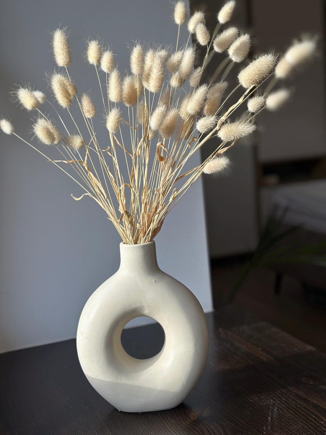 Dried Natural 50 Pcs Lagurus Stems, Rabbit Bunny Tails, Beige Lagurus ...