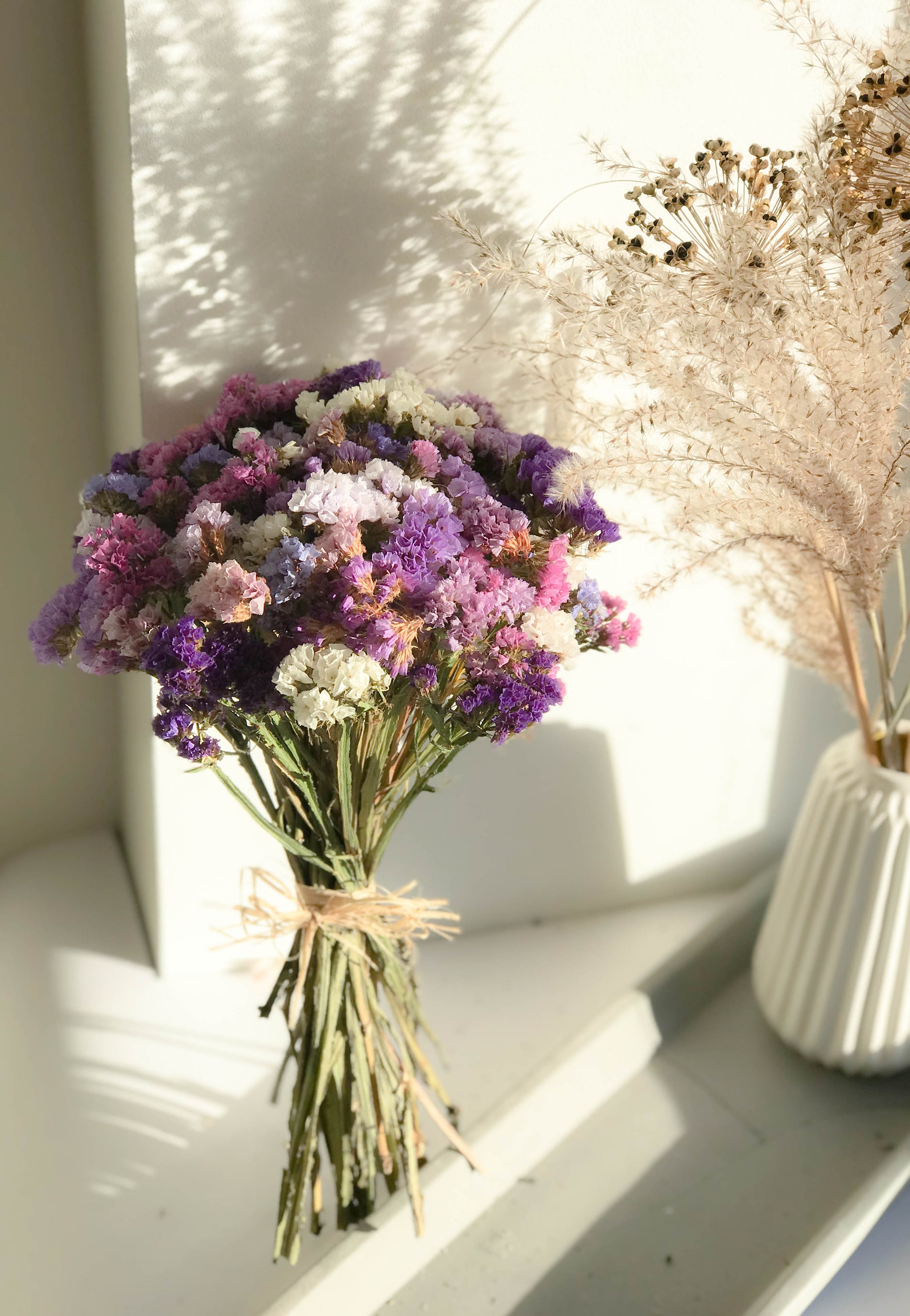 Dried Limonium Flowers, Color Mix Statice, Dried Limonium Flower ...