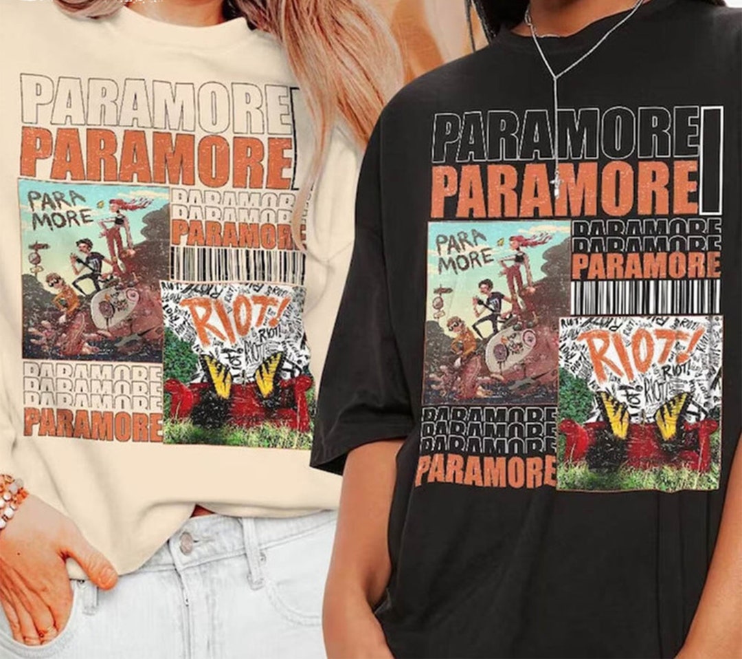Vintage Paramore Doodle Shirt, Paramore Album Lyrics Merch, Music Tour ...