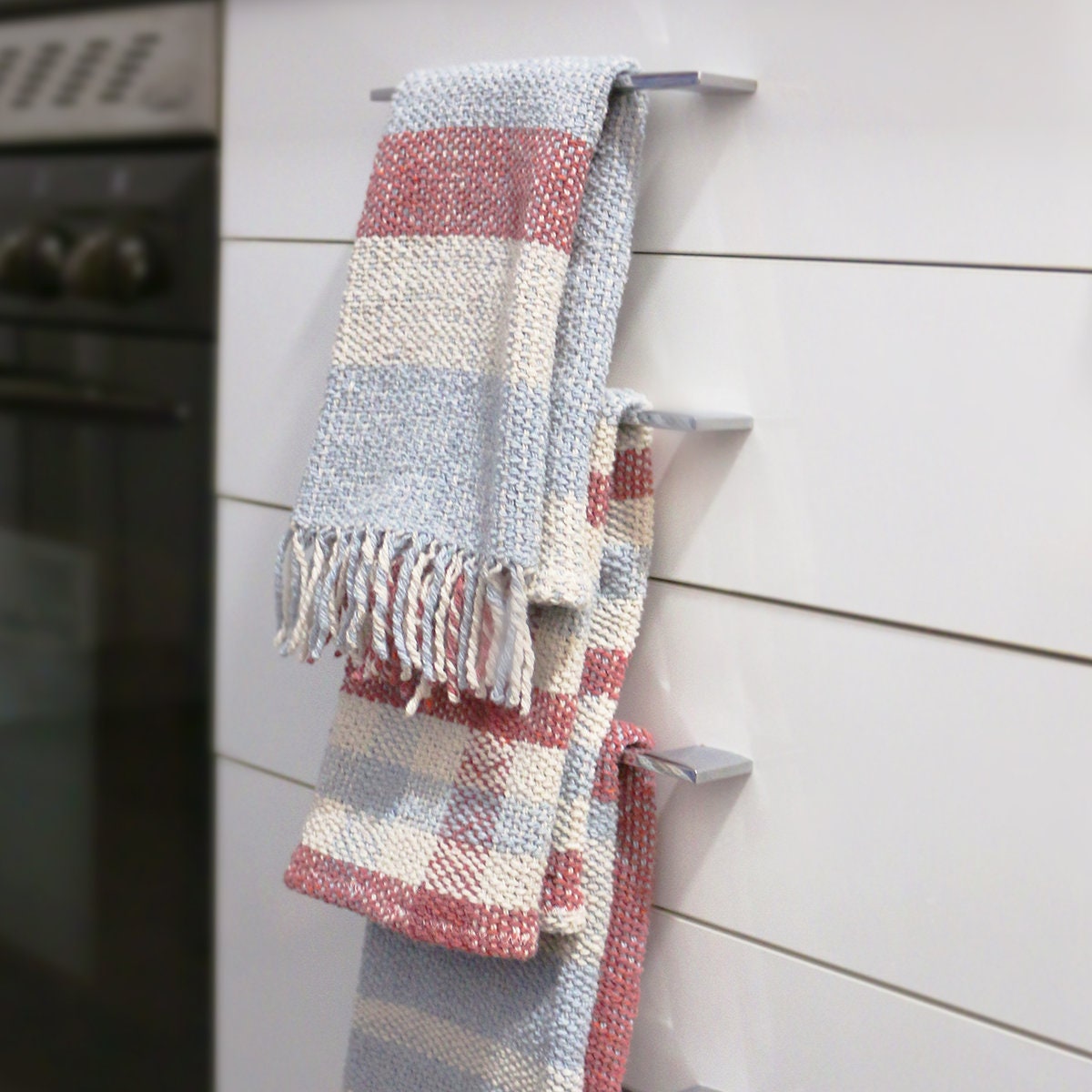 Handwoven Tea Towels Weaving DIY Tutorial Kit Pebble - Etsy