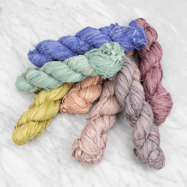 Silk Sari Yarn - Etsy
