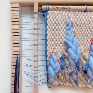 Weaving Tutorial Project Kit: "english Garden - Delphinium" - Wall ...