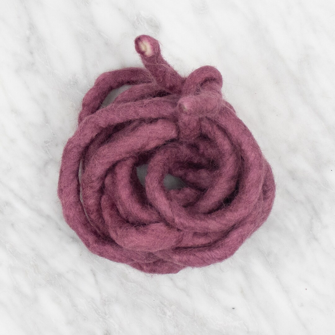 Chunky Felted Rope Hawthorn Rose 100 Grams - Etsy