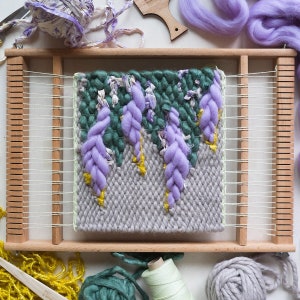 Weaving Tutorial Project Kit: "english Garden - Wisteria" - Wall ...