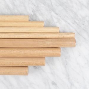 Wooden Dowel - (various Sizes and Colors) - Etsy
