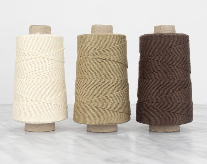 Cotton Warp Thread - Bundle Earth - Etsy