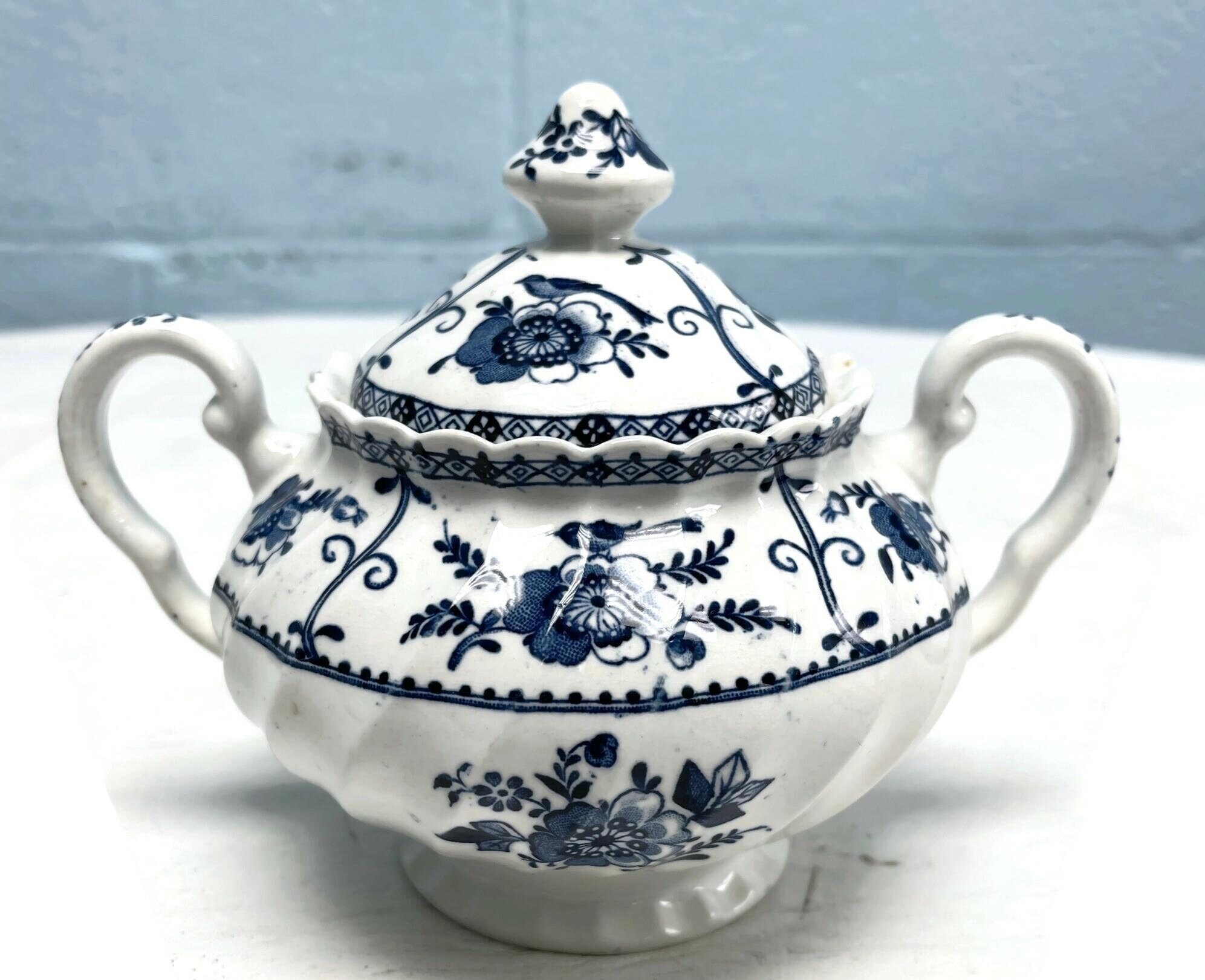 Vintage Johnson Brothers China Indies Pattern Sugar Bowl - Etsy