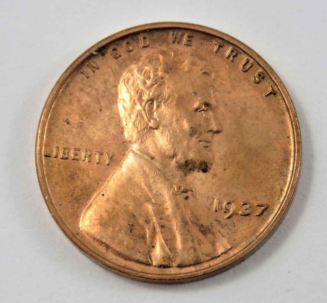 U.S. 1937 Proof Lincoln One Cent Coin. - Etsy