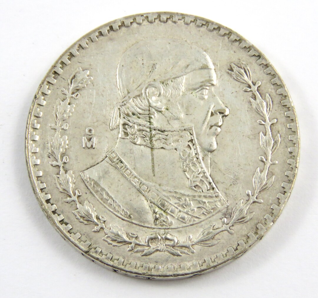 Mexico 1967 Silver Peso Coin. - Etsy