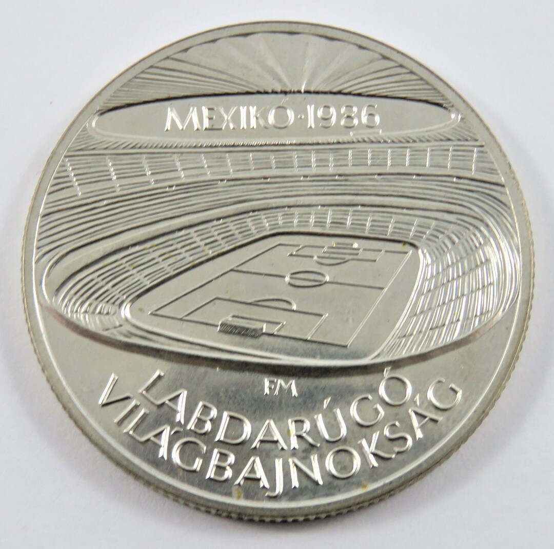 Hungary 1996 Silver 500 Forint (otszaz) Coin. Subject-world Football ...