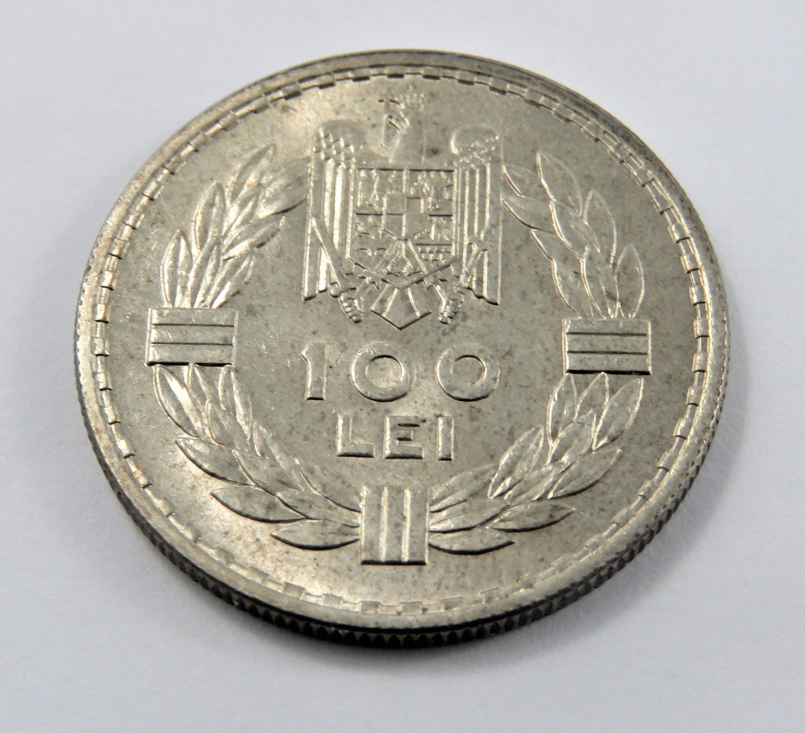 Romania 1932 Silver 100 Lei Coin. One Year Type. - Etsy