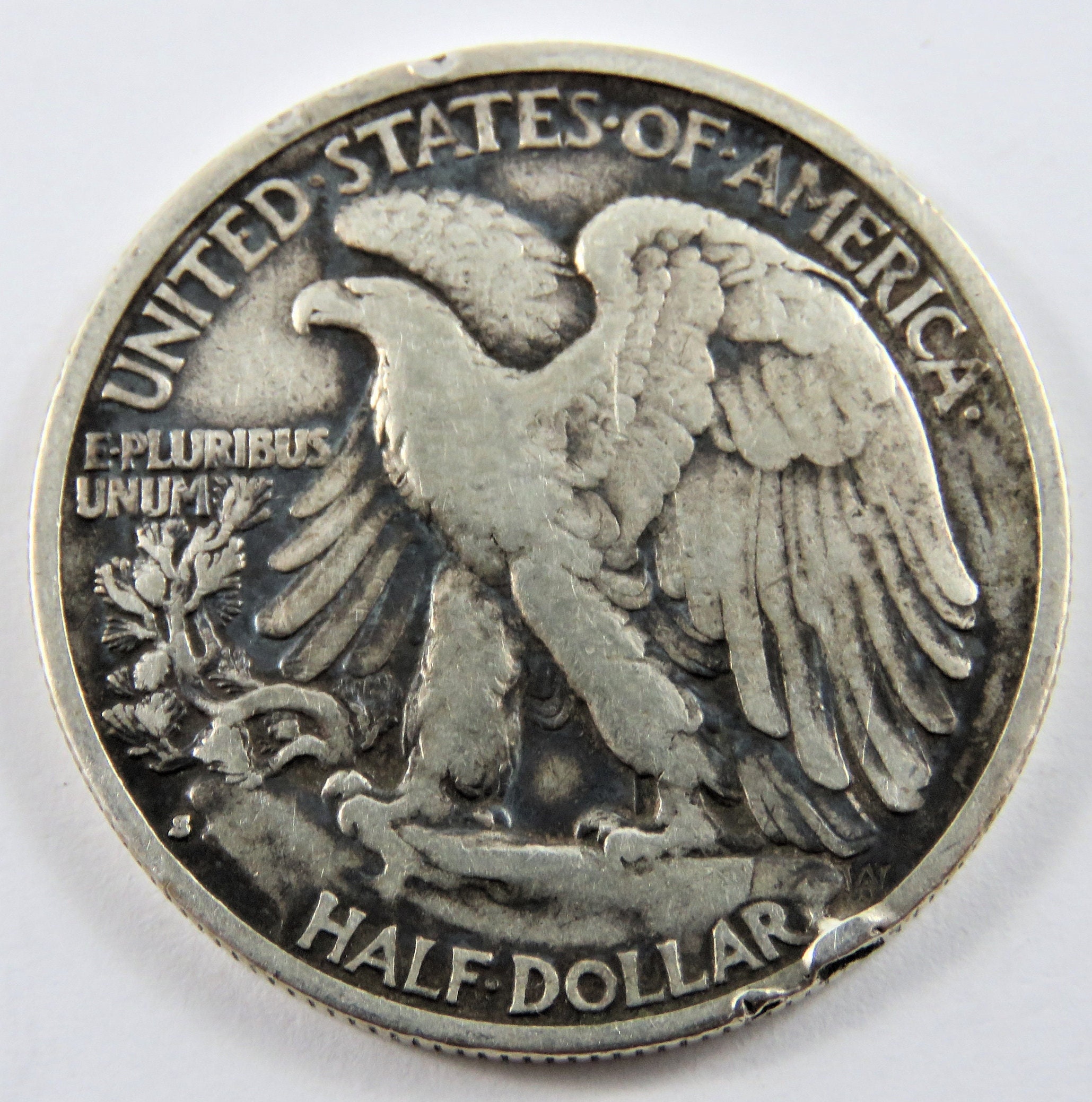 Collectibles Rim Nick. Harder Date-U.S 1933 S Walking Liberty Silver ...