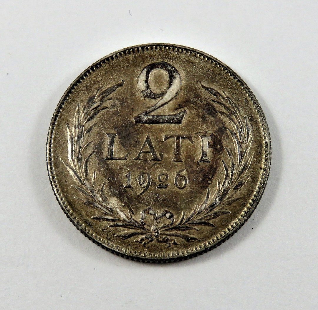 Latvia 1926 Silver 2 Lati Coin. - Etsy UK