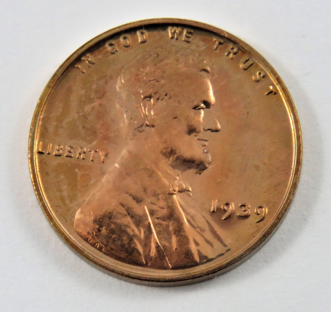 U.S. 1939 Proof Lincoln One Cent Coin. - Etsy UK