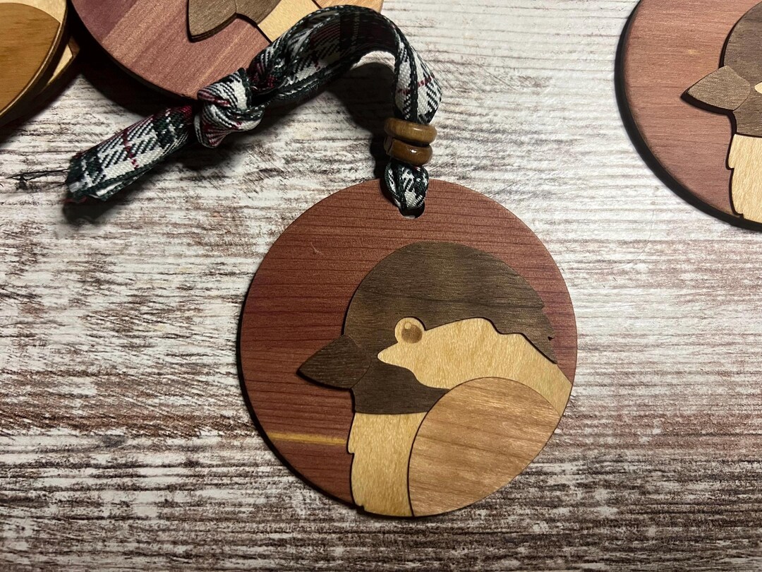 Chickadee Layered Laser Cut Wood Ornament - Etsy
