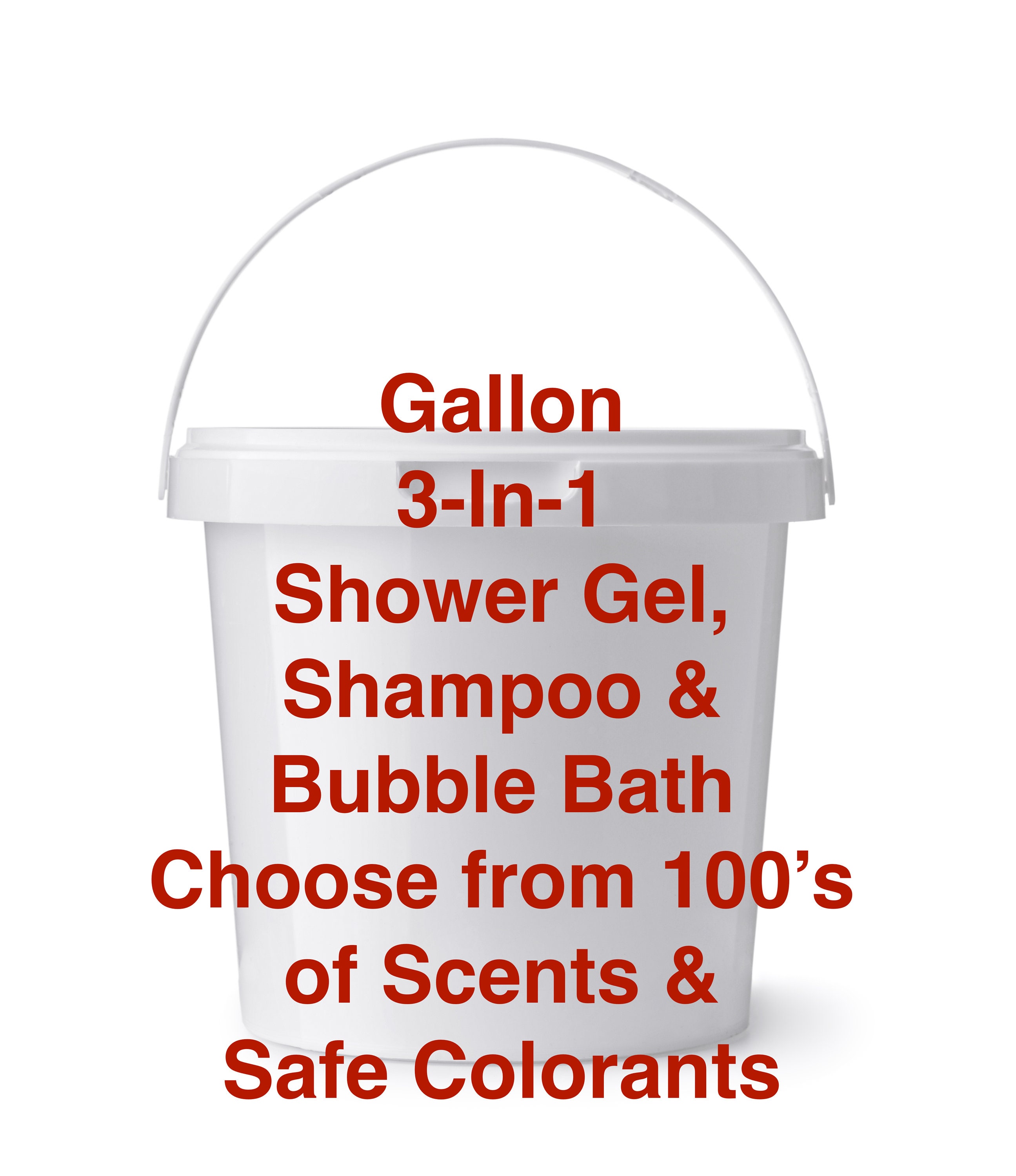 3-in-1 SHOWER GEL GALLON Choose Your Scents Moisturizing Shower Gel ...